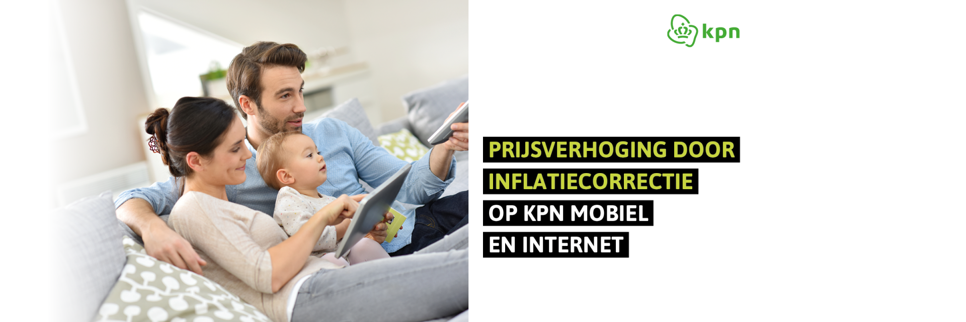 KPN mobiel, internet en tv prijsverhoging door inflatiecorrectie 2023 | https://www.welcombij.nl/